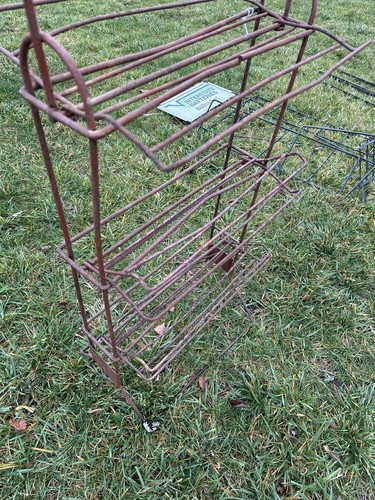 Vintage Coca-cola Bottle Return Rack Coke Display Antique Carton Crate ...