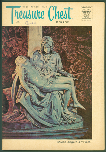 1964 Treasure Chest Comics V.19 #18 VG Pieta Sculpture Photo Cover | eBay