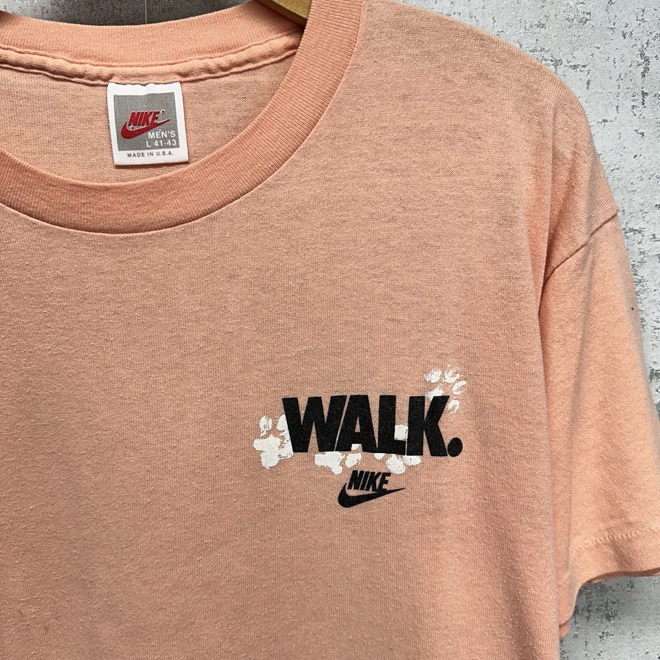 Vintage Nike Dog Walk Grey Tag Shirt Large | eBay