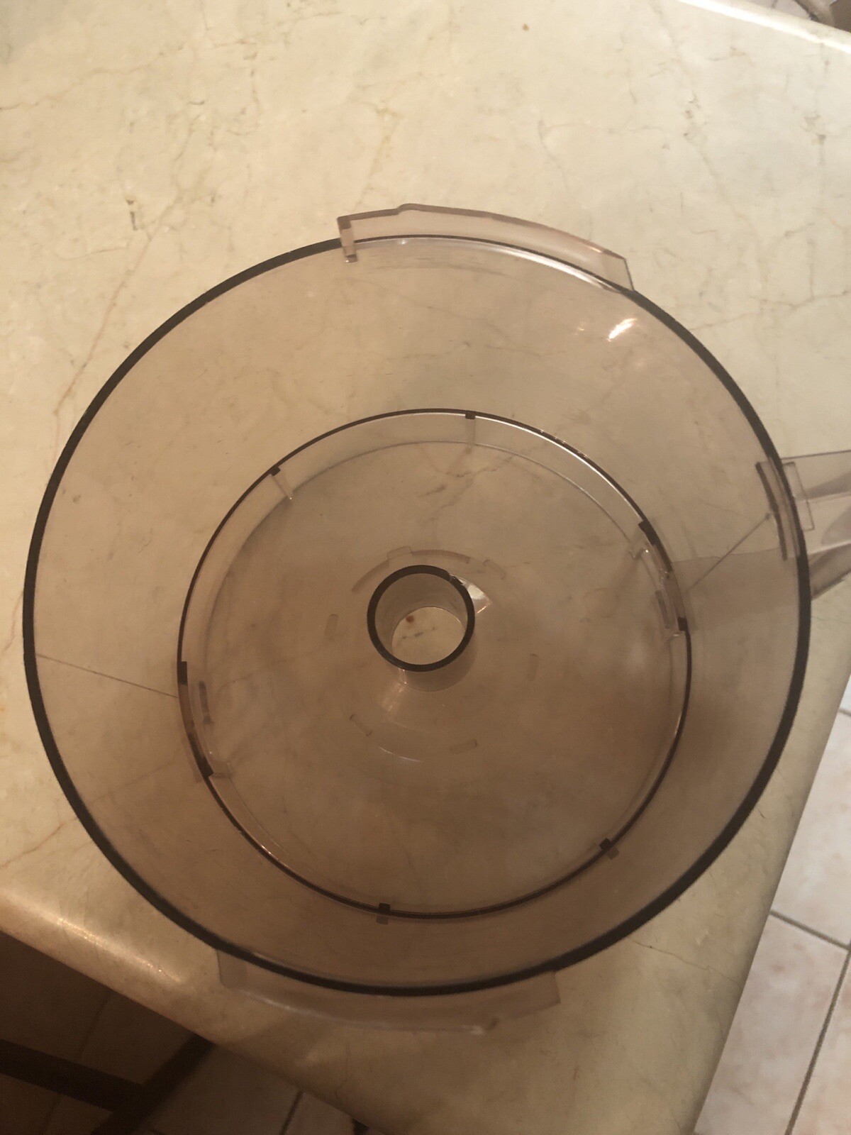 SEARS COUNTER CRAFT FOOD PROCESSOR MODEL 400.823603 CLEAR WORKING BOWL ...