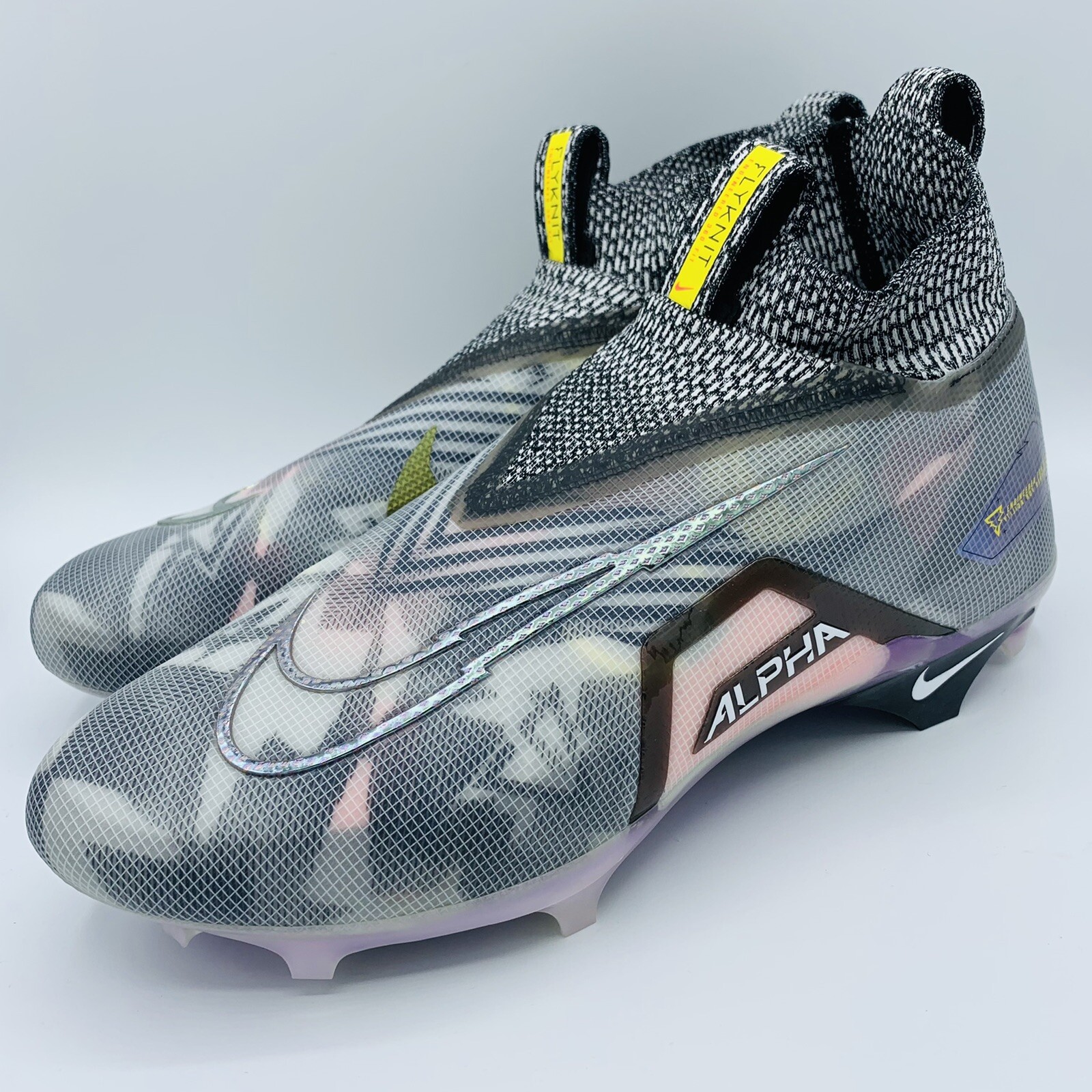 Nike Alpha Menace Elite 3 RW Wolf Grey Football Cleats Men's Sizes ...