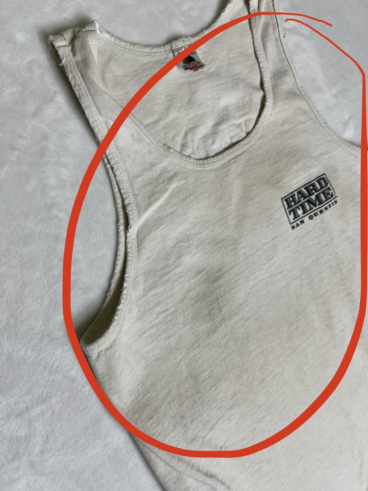 Vintage Hard Time San Quentin Prison Tank Top Shirt S… - Gem