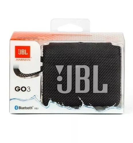 JBL - GO3 Portable Waterproof Wireless Speaker - Black | eBay