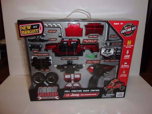 New Bright Mod Shop Jeep Gladiator 29pc R/C Truck Custom Kit 1:18 Scale ...
