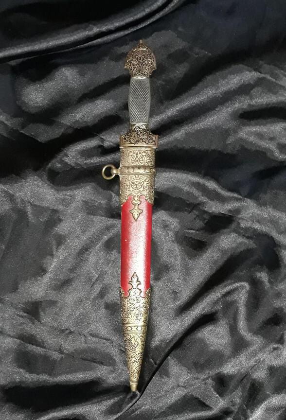 Decorative ATHAME DAGGER KNIFE & SHEATH Ritual Talisman Wicca ...