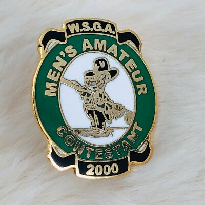 2000 Wyoming State Golf Association WSGA Mens Amateur Contestant Lapel ...