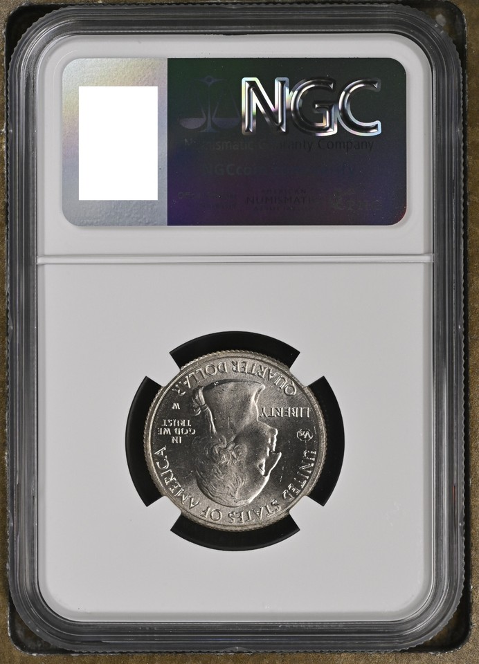 2020 W American Samoa Park Quarter 25c NGC MS 66 Privy Mark V75 Bat ...