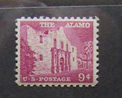 US 9¢ stamp SC #1043 THE ALAMO MNH 1956. | eBay