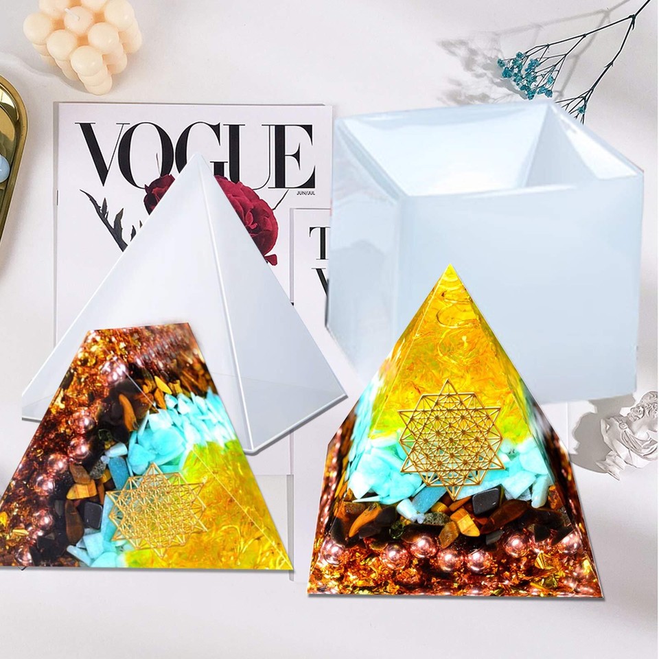 Large Pyramid Resin Mold Big Pyramid Mold for Resin Pyramid Silicone ...