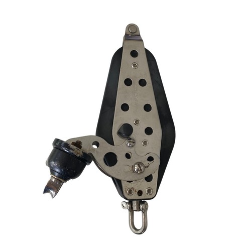 Harken 76mm Ratchet Mainsheet Fiddle Block With Camcleat For Sailing ...