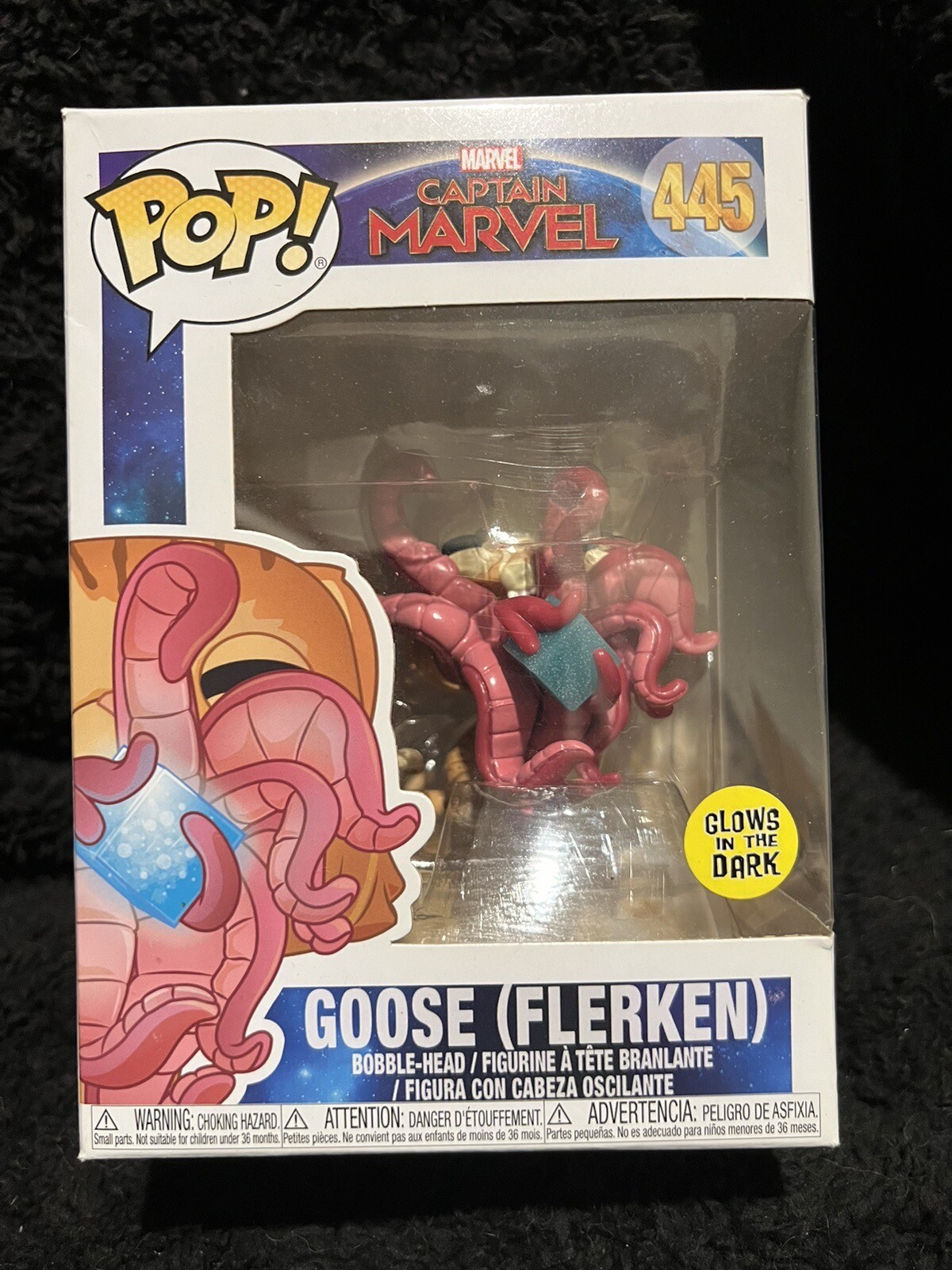 Funko Pop! Vinyl: Marvel - Goose (Flerken) (Glows in the Dark) #445 ...