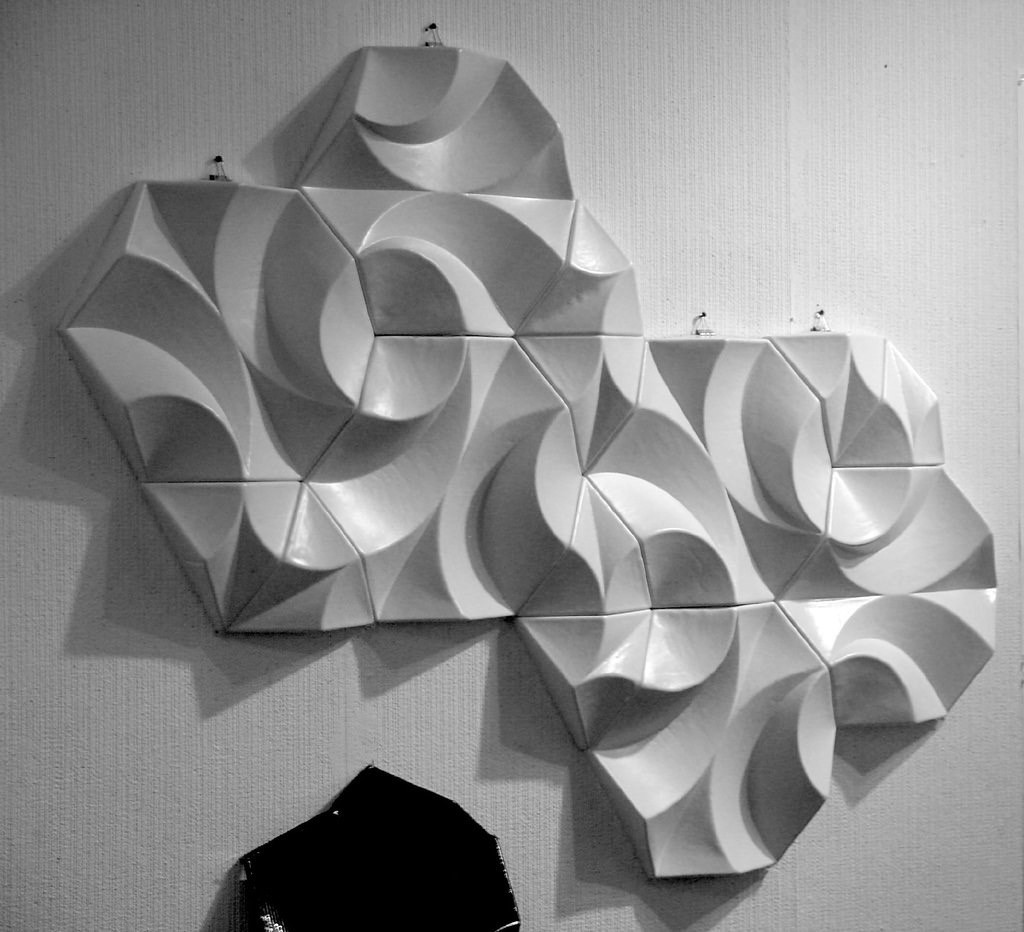 *GEOMETRY* 3D Decorative Wall Stone Panels. ABS Form Plastic mold for ...