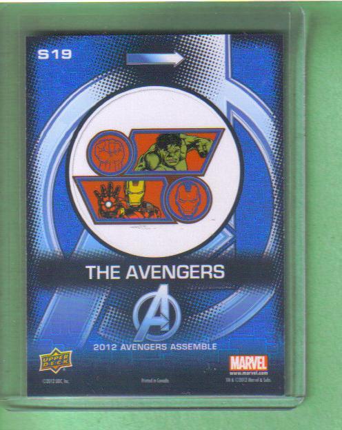 Marvel AVENGERS #S19 Movie Assemble Upper Deck Card | eBay
