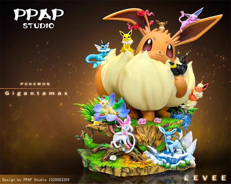 Eevee Ultra Mega Evolutions Set - 13.77" Spirit Figures (PPAP Model) # ...