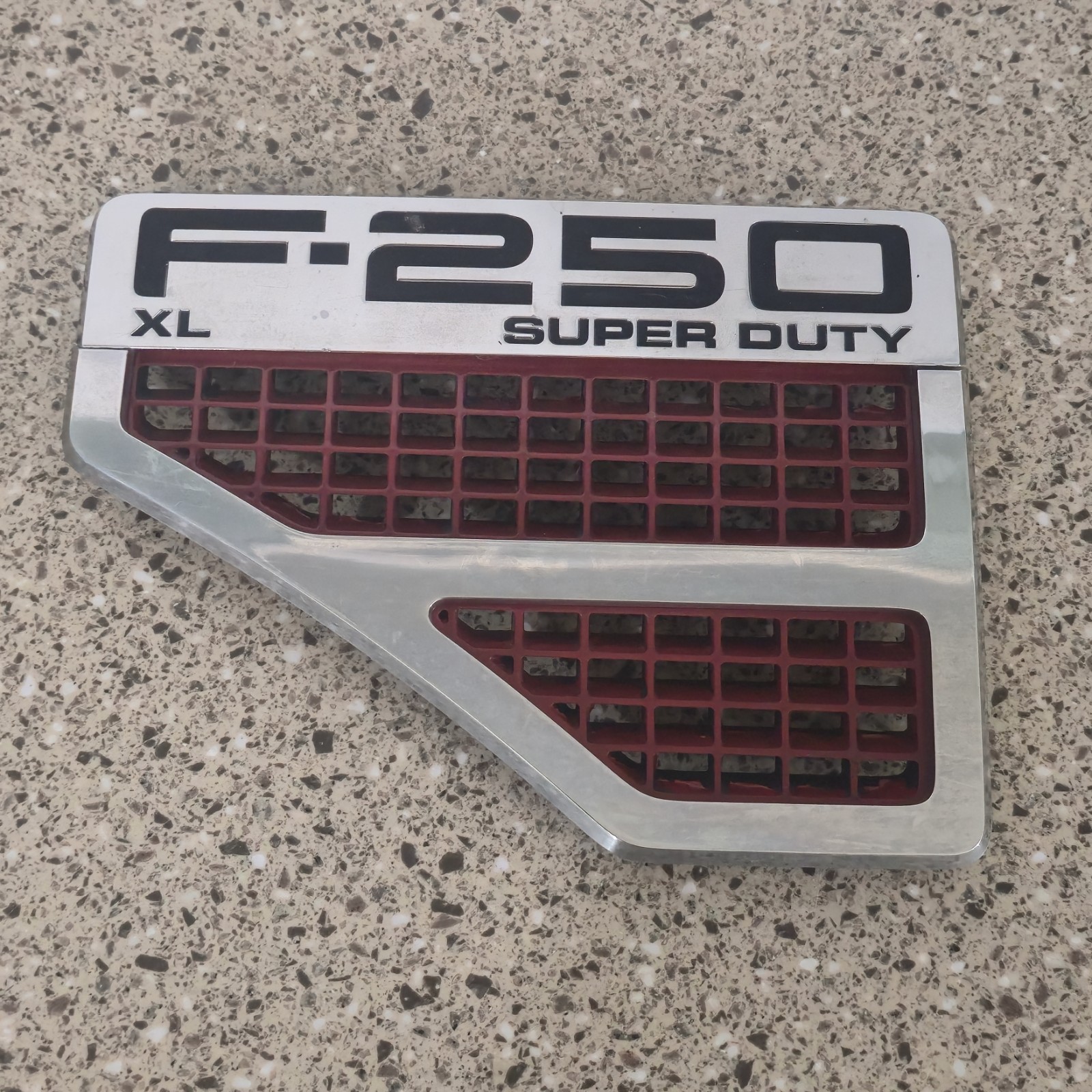 08-10 Ford f250 SD XL V8 Powerstroke Front Left DRIVER Fender EMBLEM ...