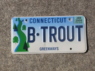 Connecticut Greenways License Plate Forest Tree Trees River Rivers ...