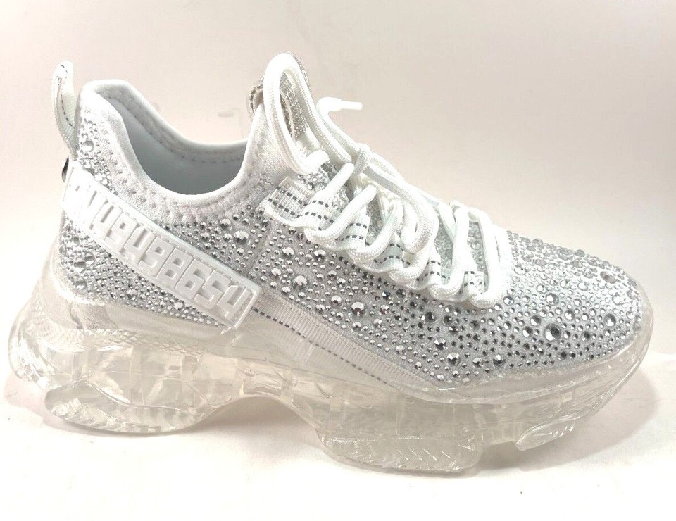 Steve Madden Maxima-R Rhinestone Fashion Slip On Sneaker Choose Sz ...