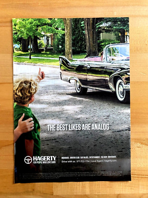 2019 Original Print Ad Hagerty Insurance 1960 Plymouth Convertible | eBay