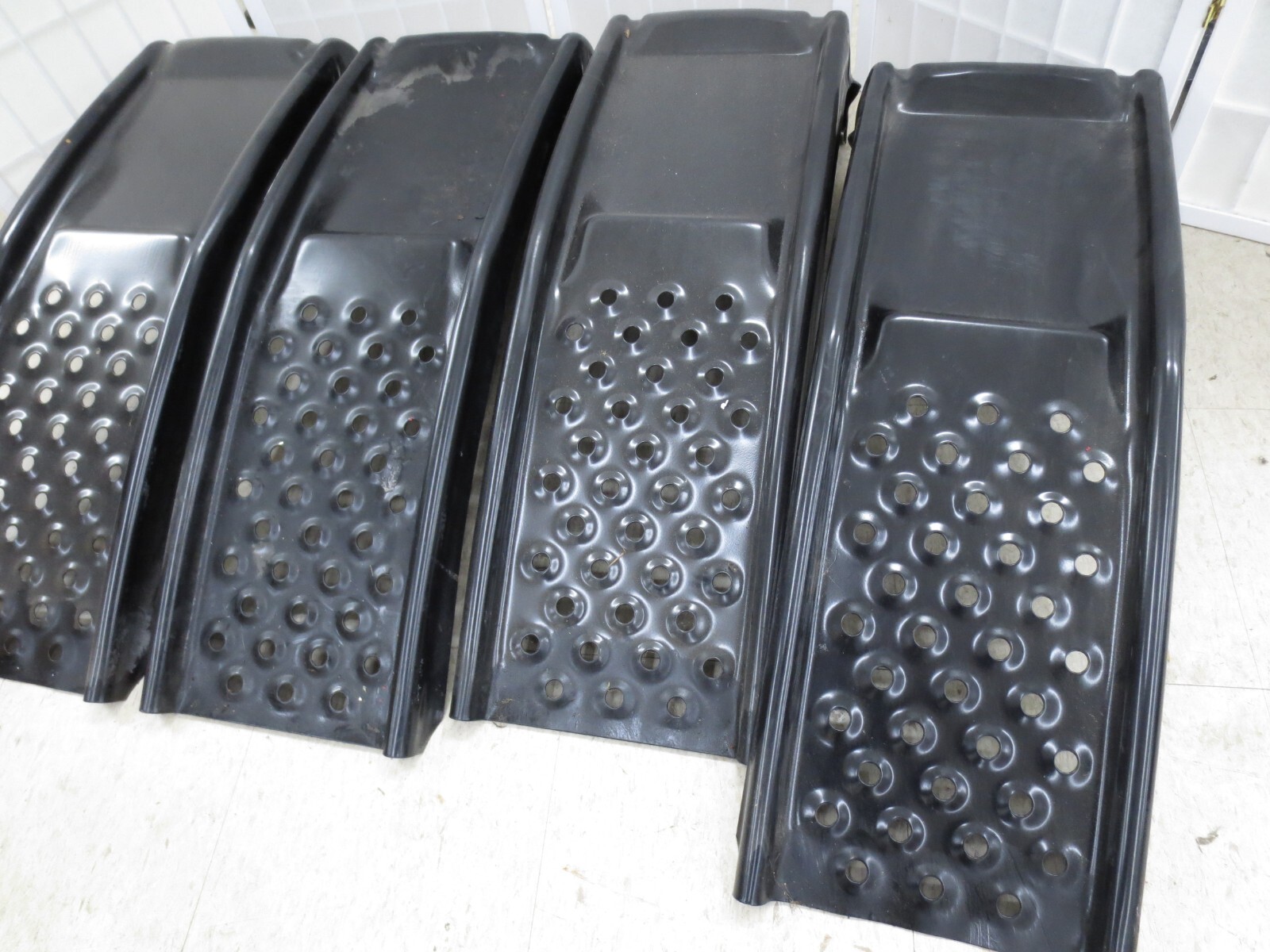 SET OF 4 Petersen Tru Cut Ultra Car Ramps Set 6500lbs - Standard, Black ...