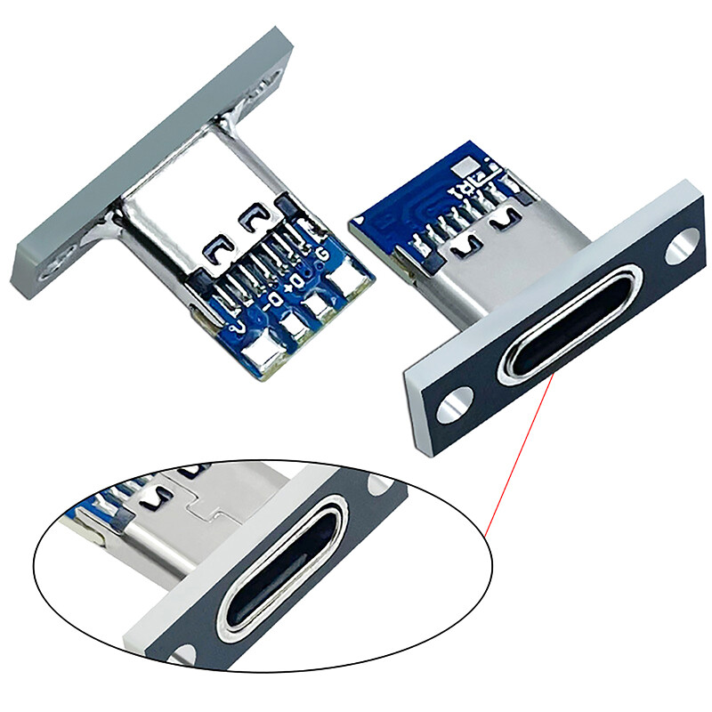 1pcs Type-C Female Connector Jack Charging Port Type C Socket With ...