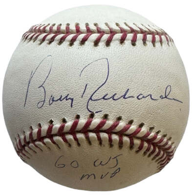 Bobby Richardson Autographed Major League Official Baseball | eBay