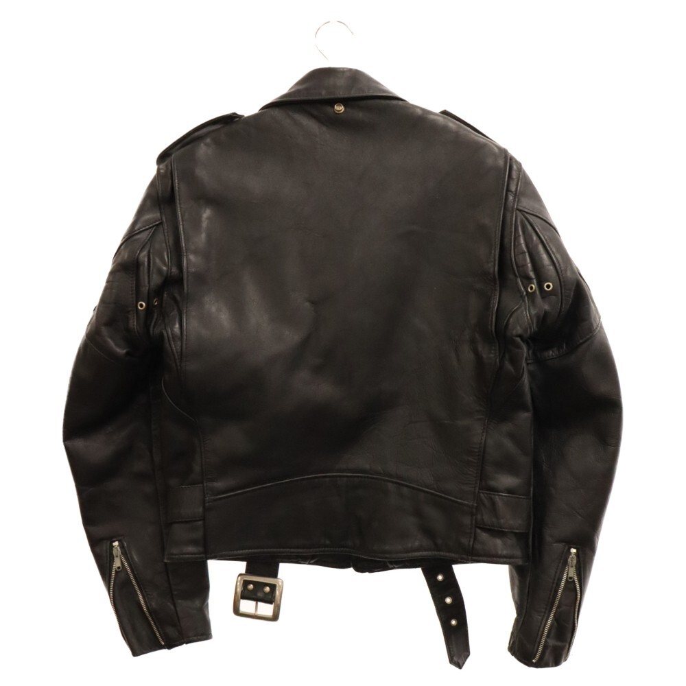 SCHOTT 618 Leather Double Riders Jacket Black - Gem