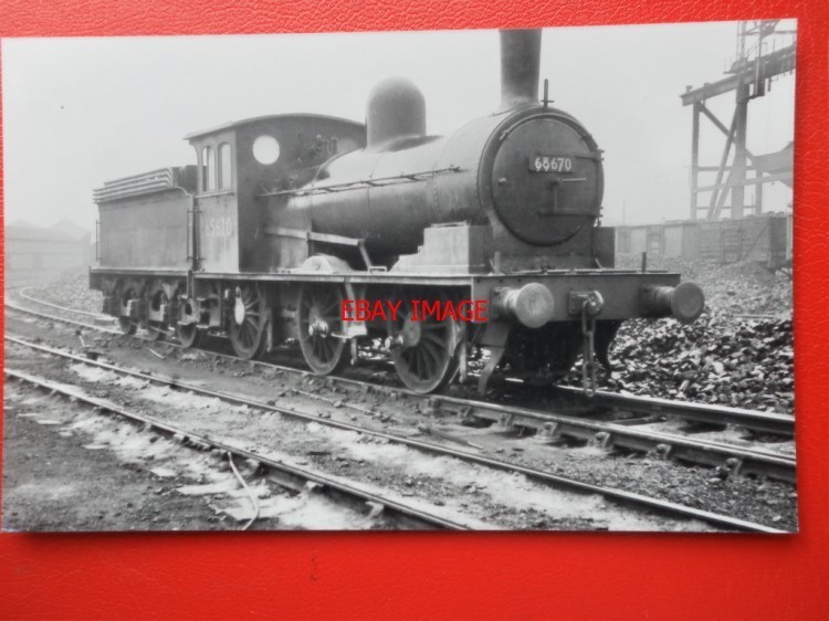 PHOTO LNER EX NER WORSDELL CLASS J25 0-6-0 LOCO 65670 | eBay UK