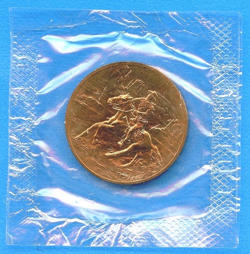 John Wayne Western Cowboy Horse Riding US Mint Coin 1 5/8' Medal Token ...