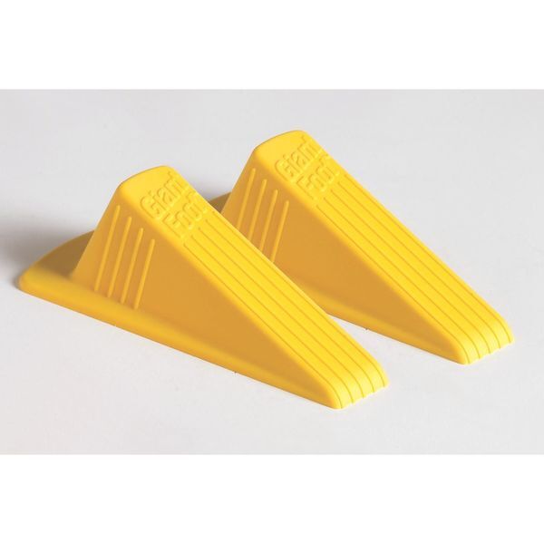 Master Gd005 Door Stop Wedge Xl, Safety Yellow, 2"H X 3-1/2"W, Pk.2 | eBay