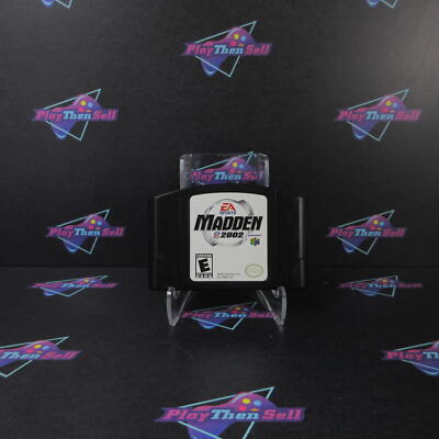 Madden 2002 Nintendo 64 N64 Cartridge Only Authentic / Tested - (See ...