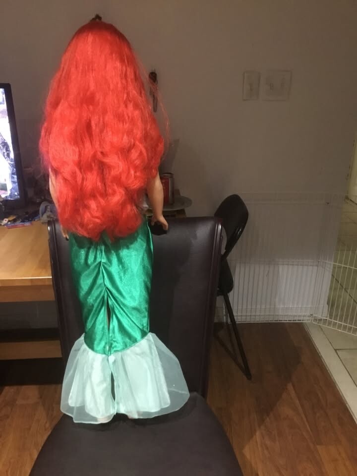 Disney Princess Ariel My Size Doll 38" Life Size Little Mermaid | eBay
