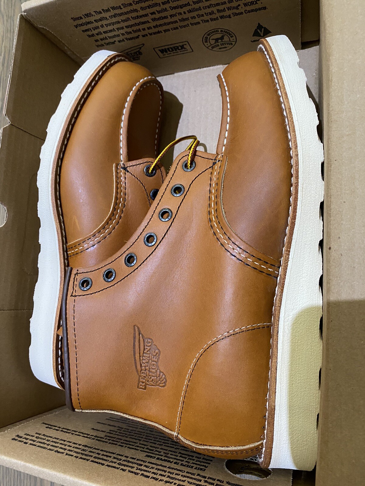 NIB RED WING STYLE 10875 MEN'S TRACTION TRED 6-INCH BOOT MADE IN USA 7 ...