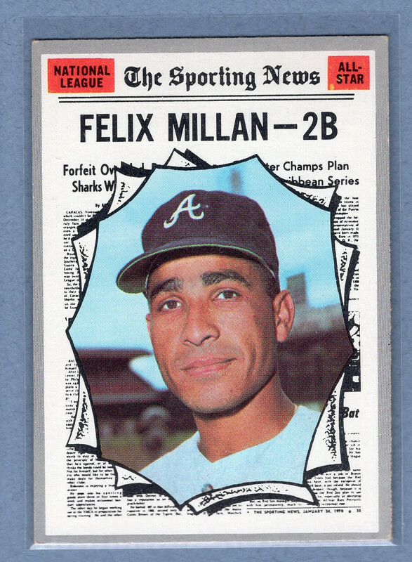 1970 Topps #452 Felix Millan (All-Star) EX-MT GO695 | eBay