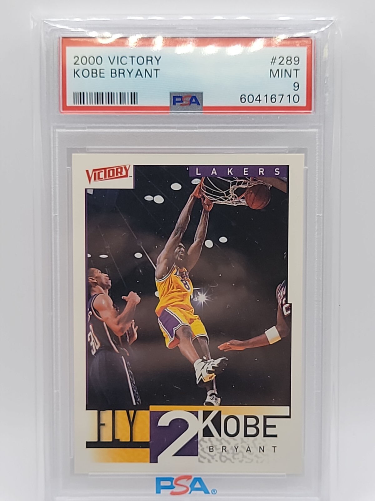 Kobe Bryant 2000 Upper Deck Victory Fly 2 Kobe #289 PSA 9 HOF GOAT | eBay