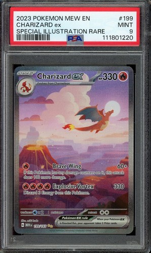 [PSA 9] Charizard ex 199/165 151 MEW Special Illustration Rare ...