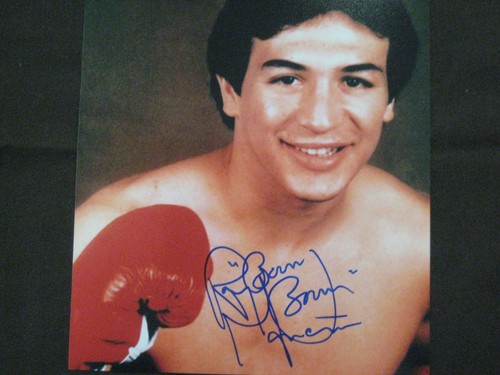 BOXING HALL OF FAMER WORLD CHAMPION RAY "BOOM BOOM MANCINI AUTOGRAPH ...