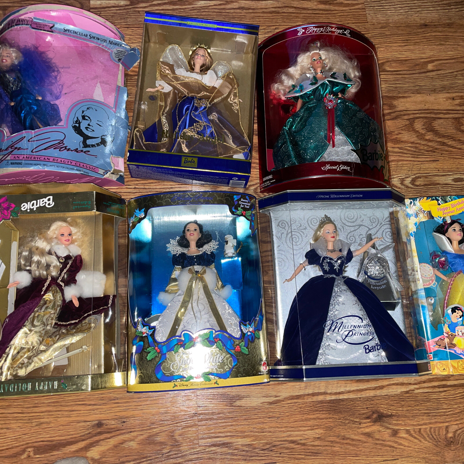 Barbie Holiday Collection in box LOT 1993-2000 Celebration Collectible ...