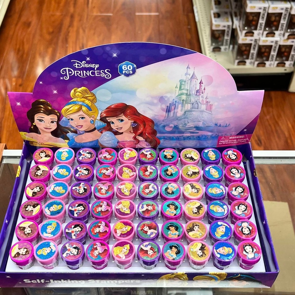 20ct Disney Princess Stamps Stampers selft-ink toy Party Favors Party ...