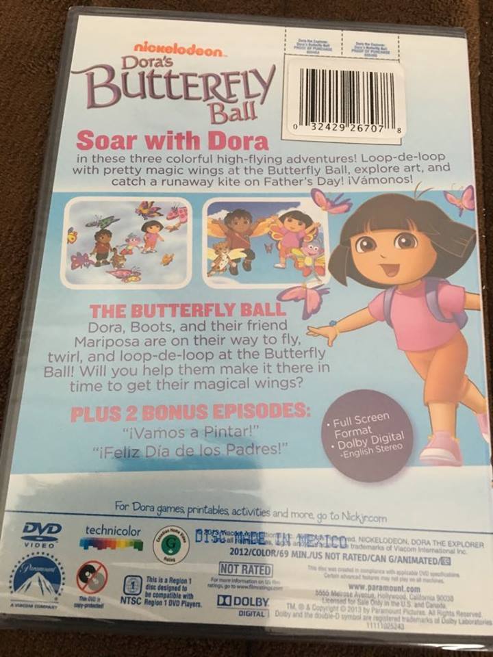 Dora the Explorer: Doras Butterfly Ball (DVD, 2013) NEW 97368804647| eBay