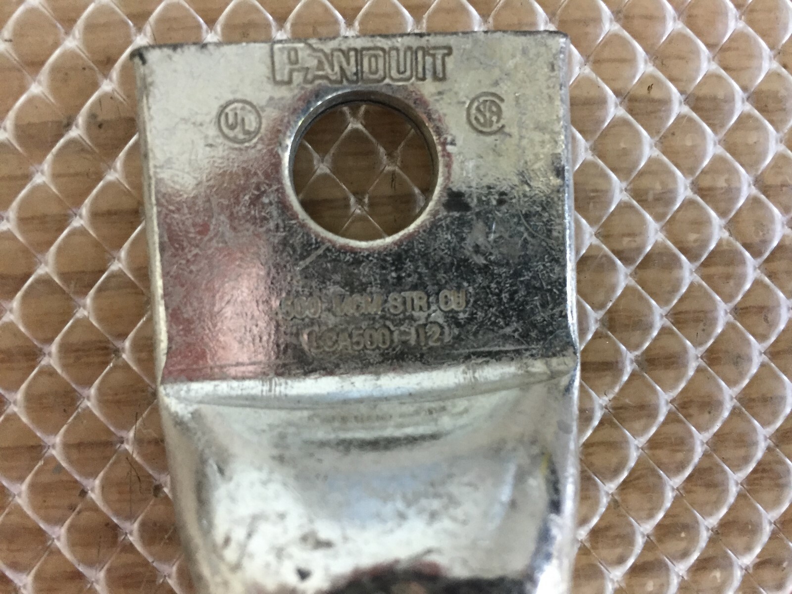 PANDUIT BROWN DIE P87 1 HOLE CRIMP STYLE LUGS..LOT OF 9 | eBay