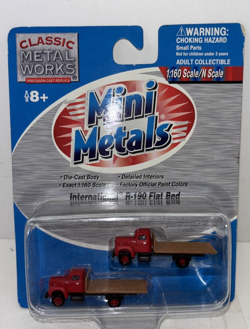 N Scale Classic Metal Works Mini Metals International R190 Flat Bed ...