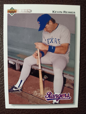 KEVIN REIMER TEXAS RANGERS 1992 UPPER DECK BASEBALL CARD #201 | eBay