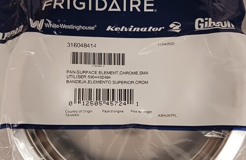 (2 PACK )NEW Frigidaire 316048414 Stove Top Drip Bowl Chrome Pan, 6 ...