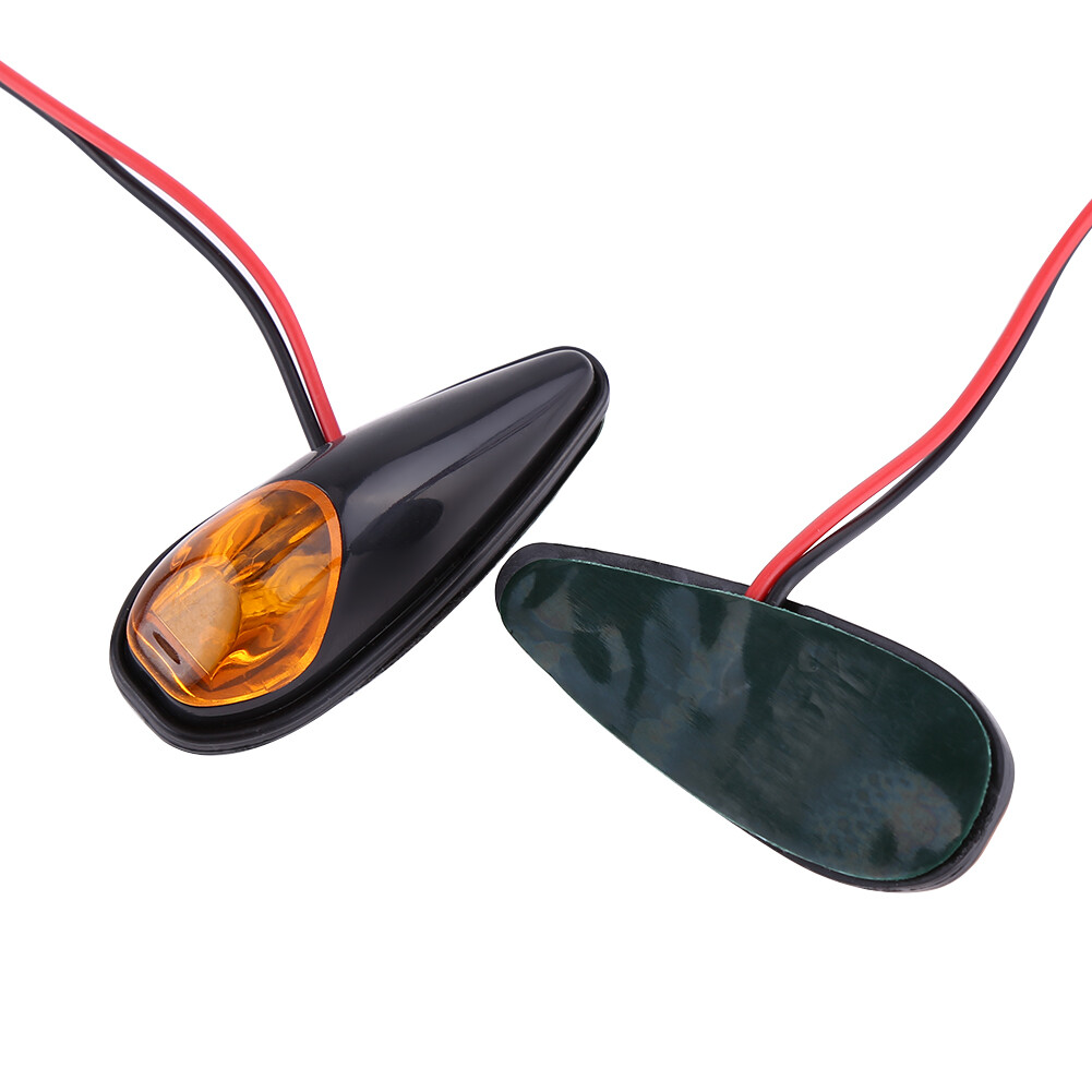 Universal Motorcycle Flush Mount LED Turn Signal Light Indicator Lamp 2 ...