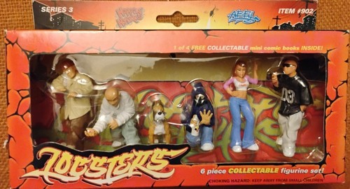 figure vintage Lil Locsters series 3 Tagger spray paint dog Homies ...