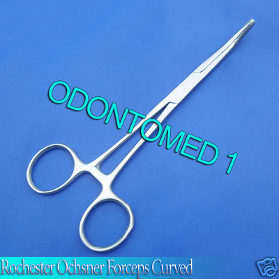 Rochester Ochsner Forceps 1x2 teeth Curved 7.25" Surgical Instruments ...