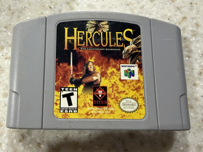 HERCULES THE LEGENDARY JOURNEYS Nintendo N 64 N64 System VIDEO GAME ...