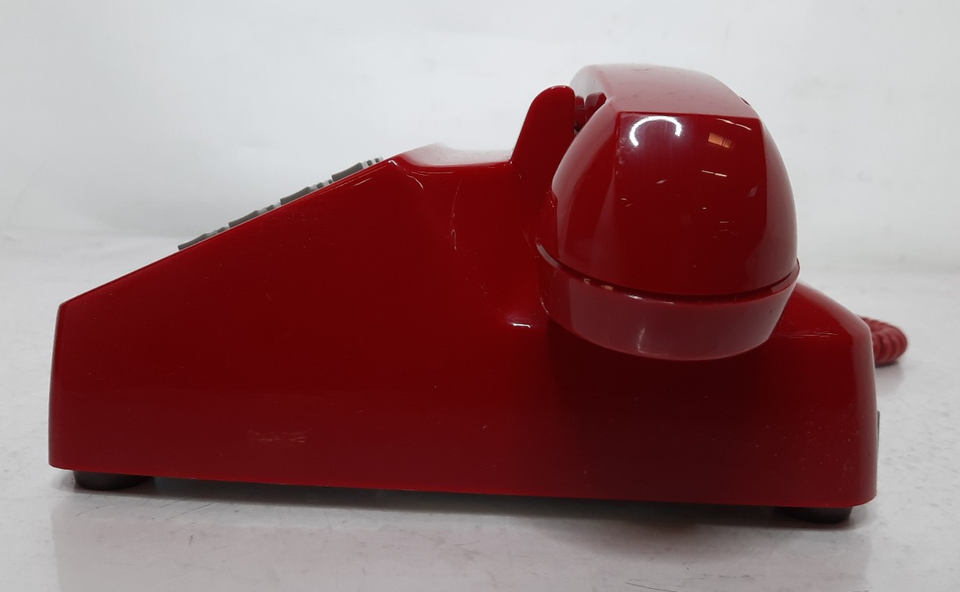 Untested Vintage Style Red Cortelco Phone Desk 250047-VBA-20M | eBay