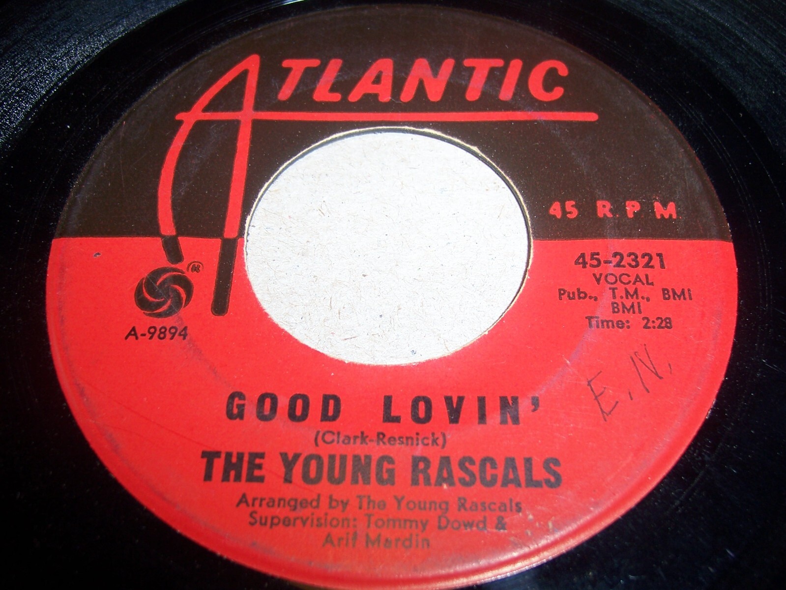 THE YOUNG RASCALS- GOOD LOVIN'- 1966 ROCK, SOUL 45, ATLANTIC 45-2321 ...