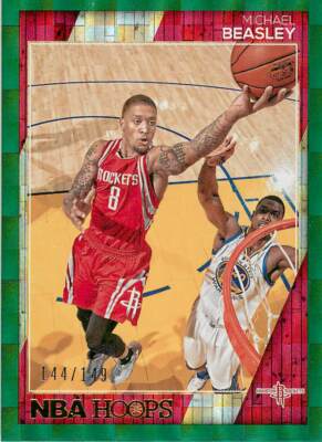 MICHAEL BEASLEY 2016-17 NBA Hoops GREEN /149 Rockets #230 | eBay